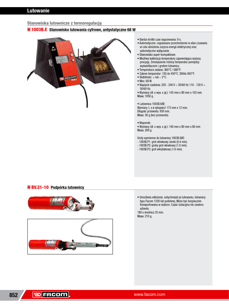 Facom f13 PL 0852 | PDF