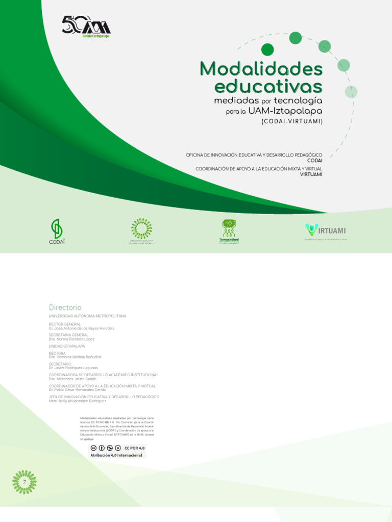 Modalidades Educativas Uam | PDF | Enseñando | Maestros
