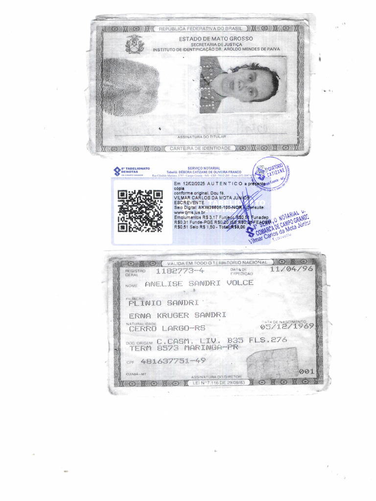 Identidade e CPF | PDF