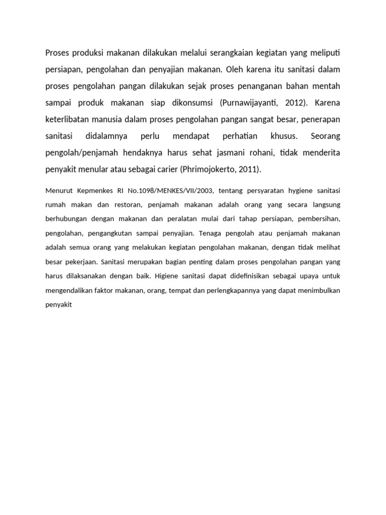 Proses Pemerksaan Koki | PDF