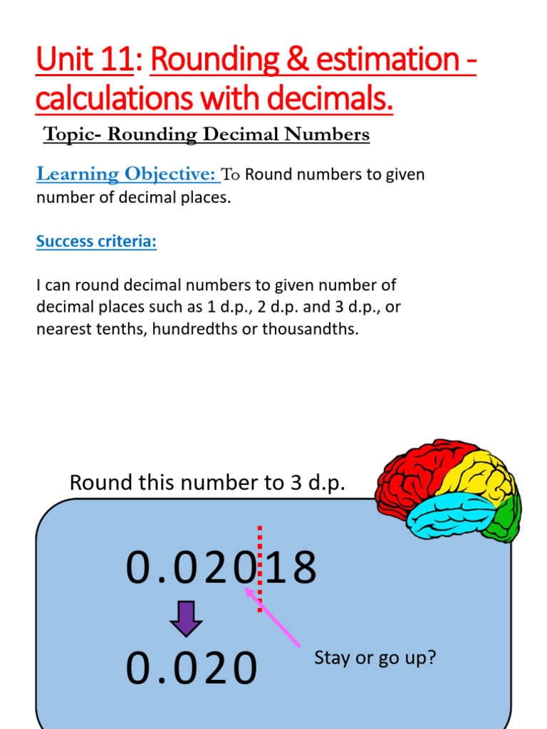 Gr6 - Math - T2 Wk2 P1 (Rounding Decimals) - 2024-25 | PDF