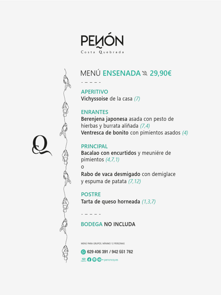 Menu Ensenada | PDF
