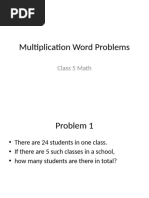 Multiplication Word Problems Grade2 | PDF