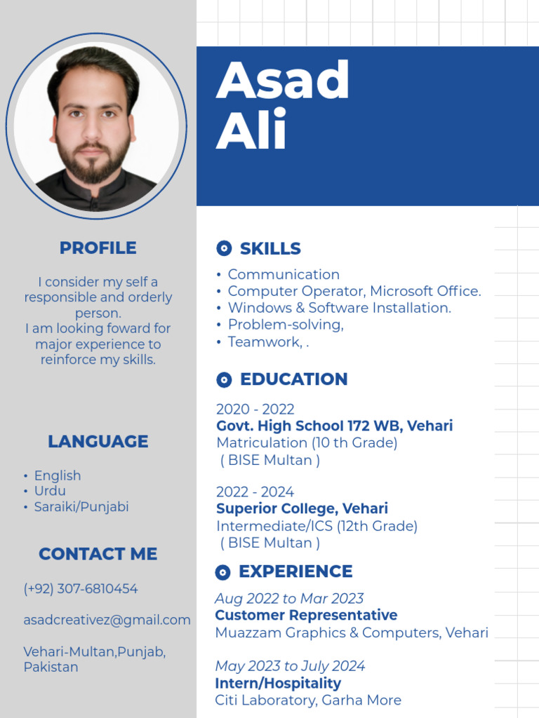 Asad Ali Resume 2 | PDF