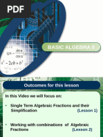 Algebraic Fractions Practice Questions - Corbettmaths | PDF