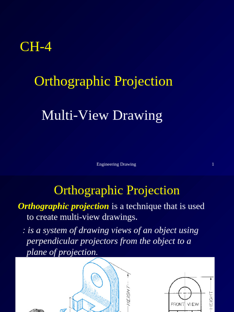 CH4-Multi-View Drawing | PDF | Geometry | Euclidean Geometry