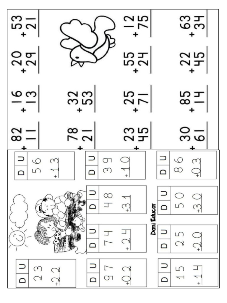 Sumas de Dos Dígitos 2 29 - 09 | PDF