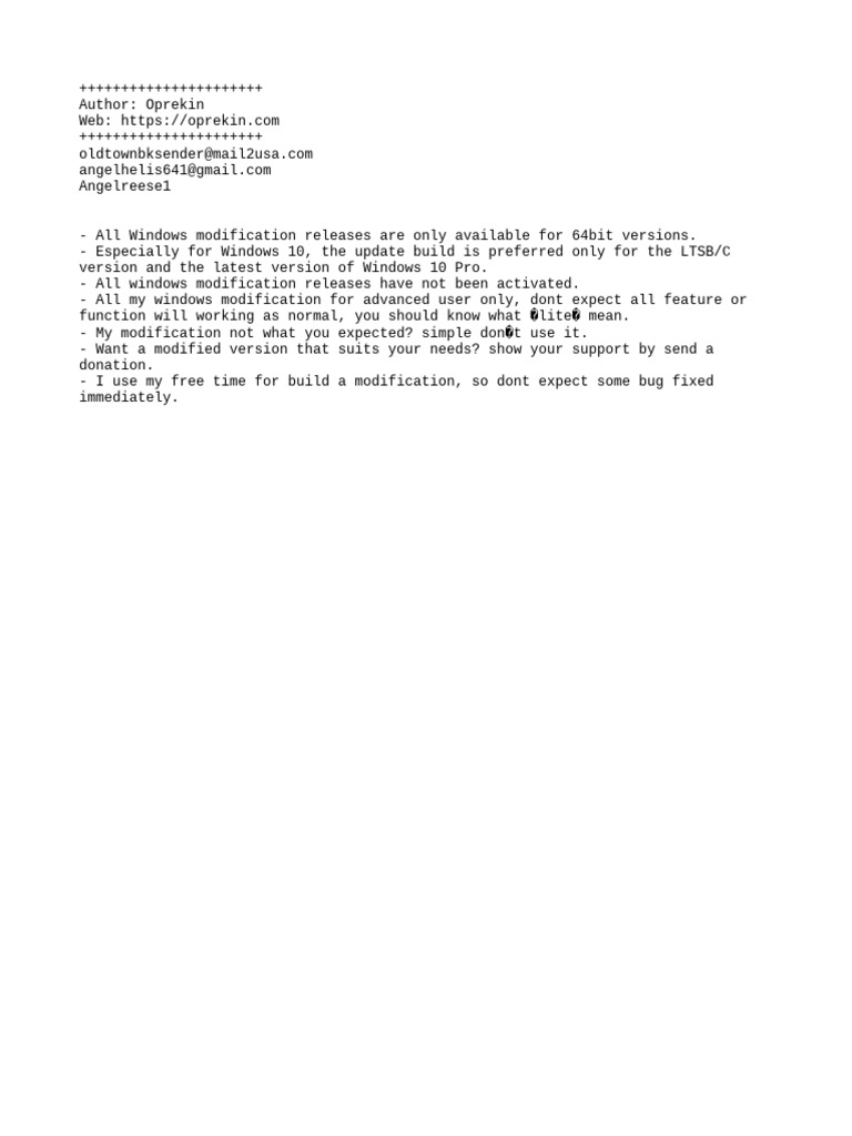 Read Me First! | PDF