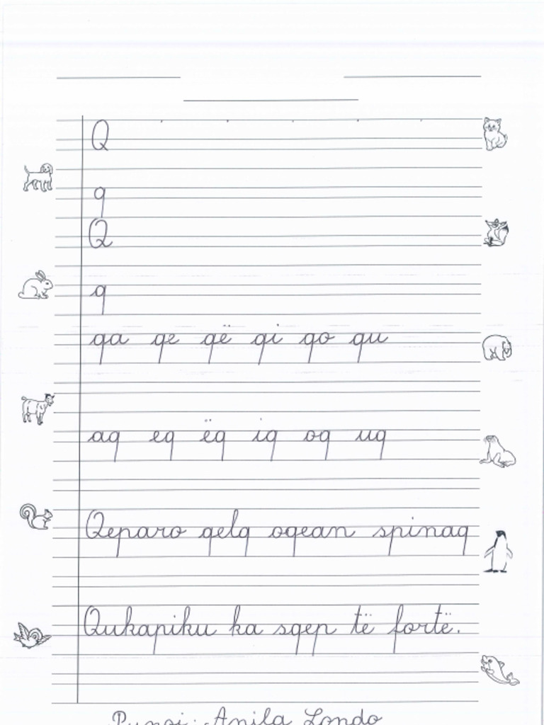Shkronja Q | PDF
