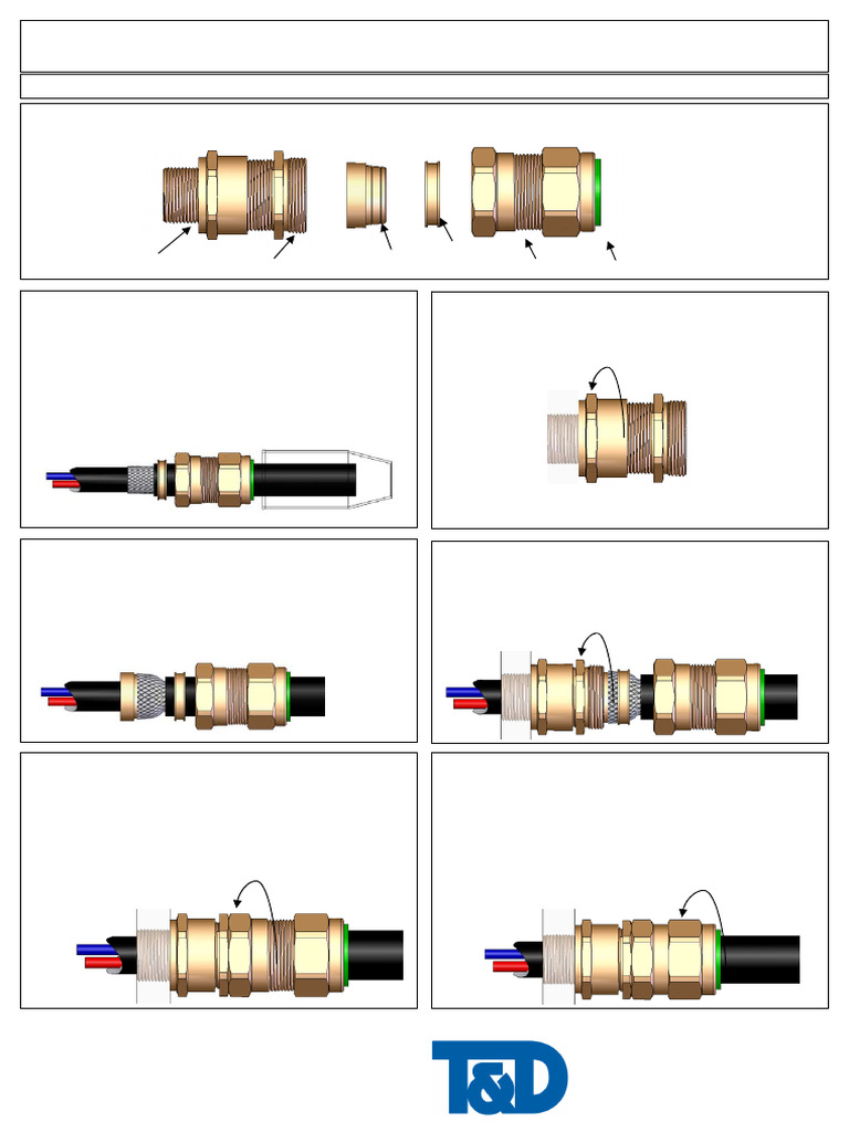 CMP E1FX Cable Gland Flameproof ATEX Cable Glands | PDF | Manufactured Goods