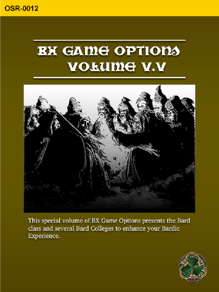 BX Game Options Volume v.V | PDF