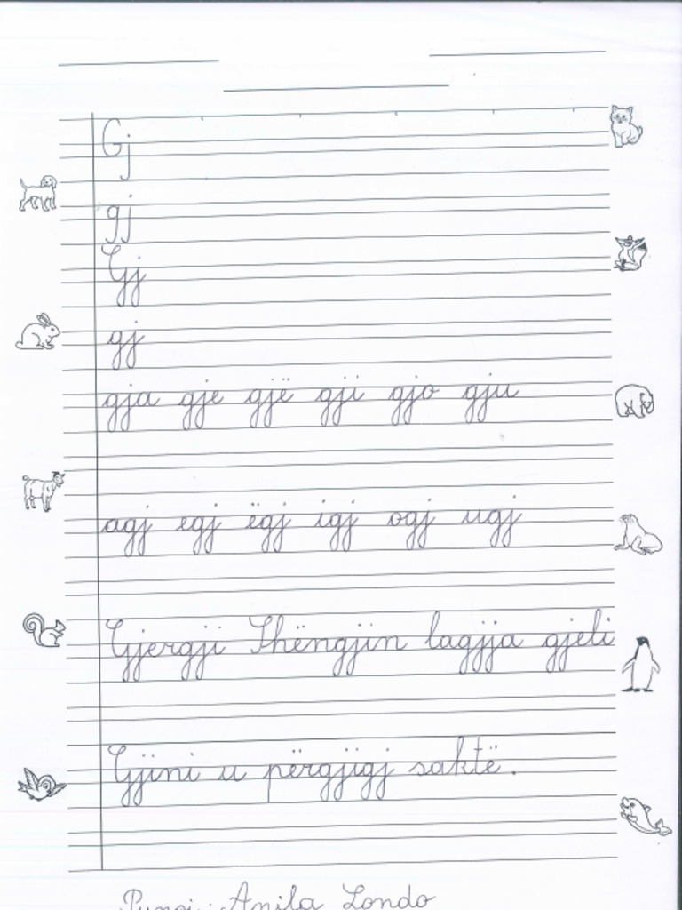 Shkronja GJ | PDF