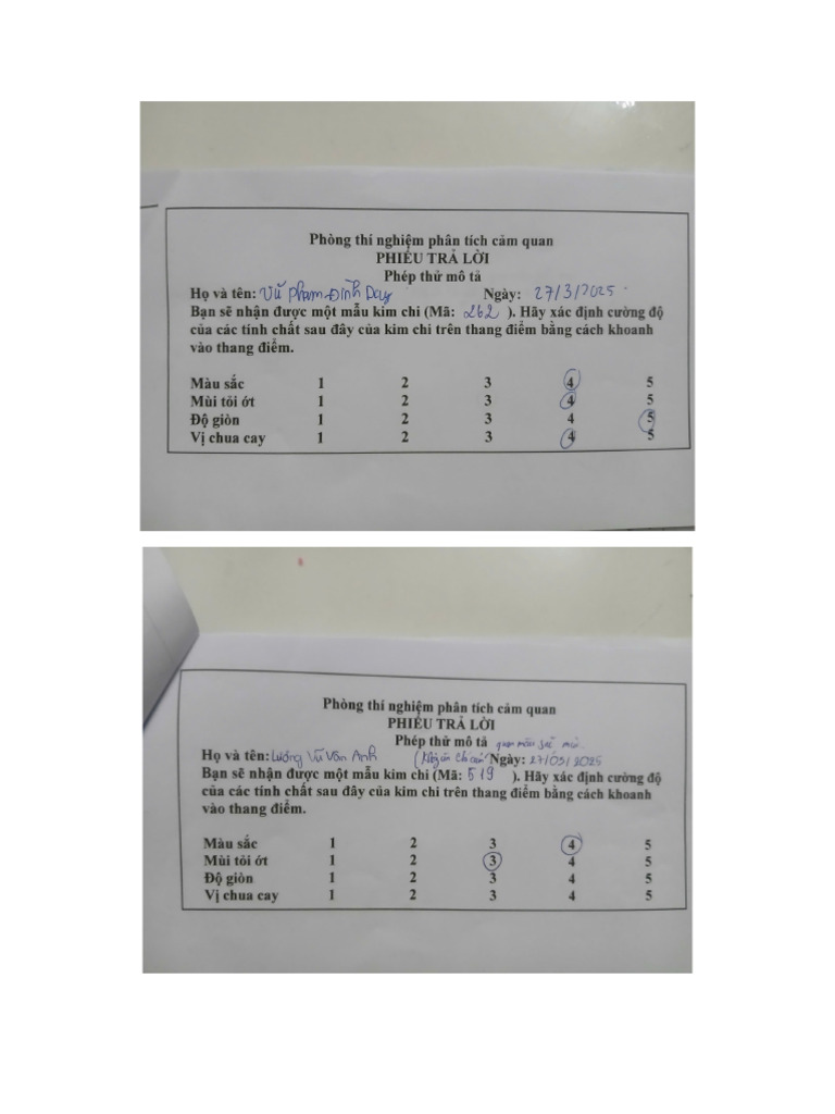 Tá»• 5-NhÃ³m TH1-Tá»• chá»©c há»™i Ä‘á»“ng Ä‘Ã¡nh giÃ¡ cáº£m quan | PDF