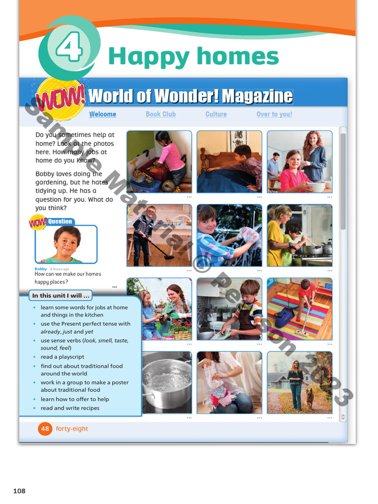 Team Together L5 U4 - Teacher Book | PDF | English Language | Verb