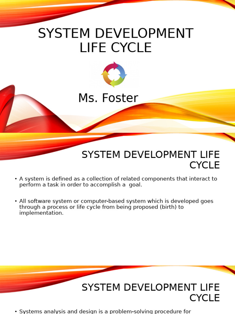 System Development Life Cycle | PDF | Feasibility Study | Systems ...
