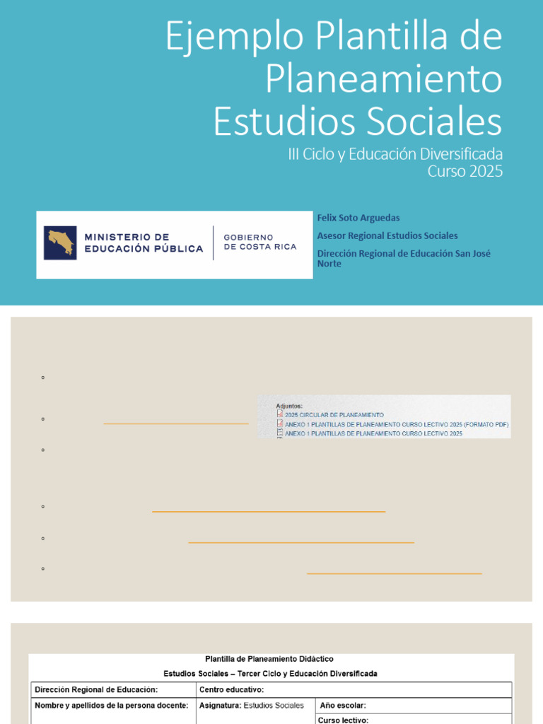 SECUNDARIA - Ejemplo Sociales Plantilla de Planeamiento DVM-AC-003!02!2025 | PDF | Aprendizaje ...