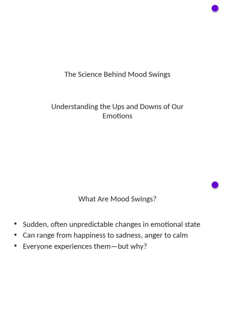 Understanding Mood Swings and Their Causes | PDF