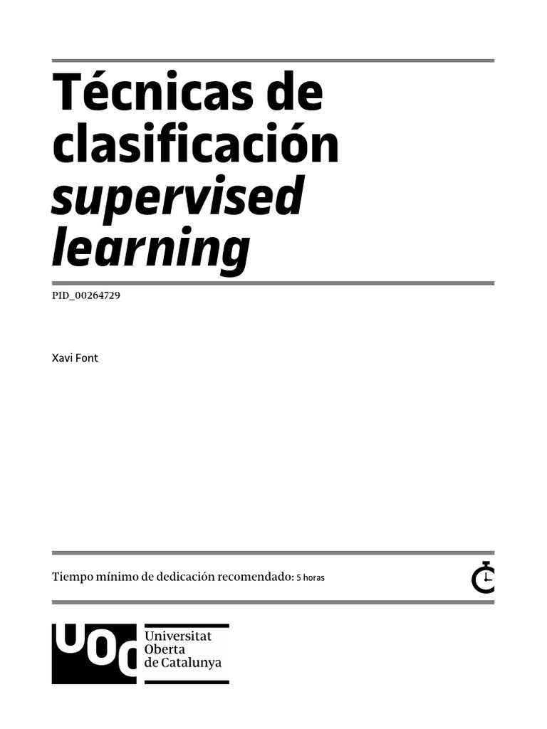 AnaliticaDeDatos Modulo4 TecnicasDeClasificacionSupervisedLearning | PDF | Análisis de regresión ...