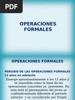 La Etapa de Las Operaciones Formales en La Teoría de Jean Piaget | PDF ...