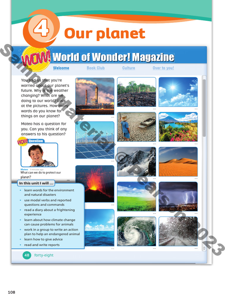 Team Together L6 U4 - Teacher Book | PDF | Climate Change | Learning