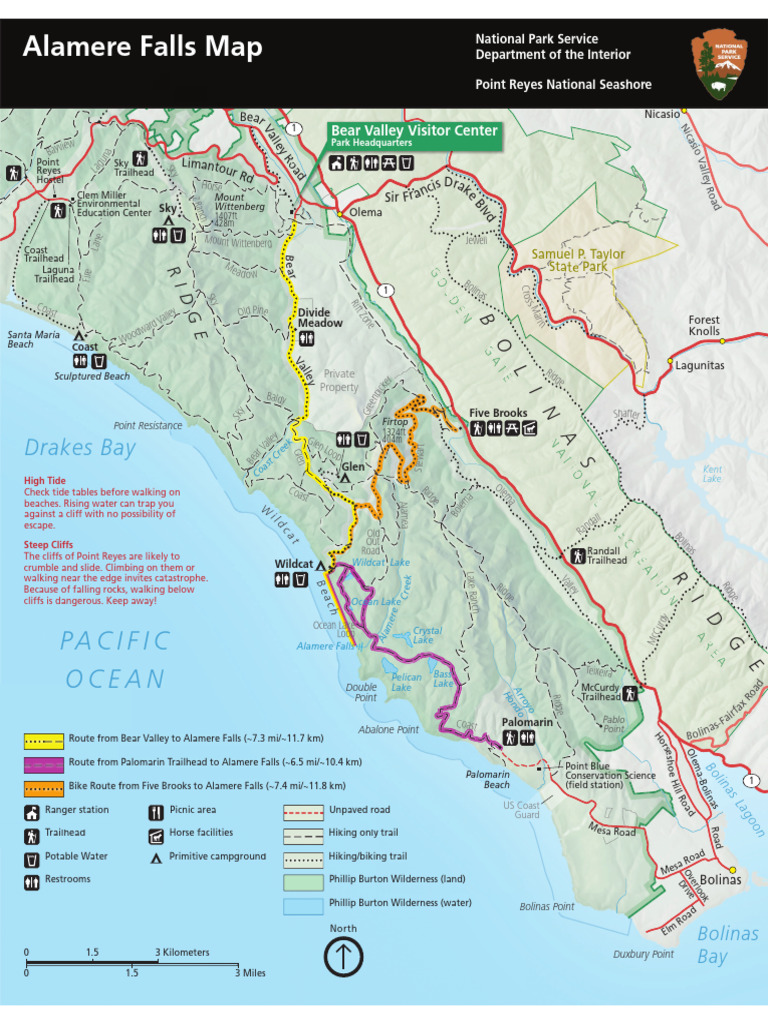 Map Alamere Falls (1) - Trail Map and Information | PDF | Leisure ...