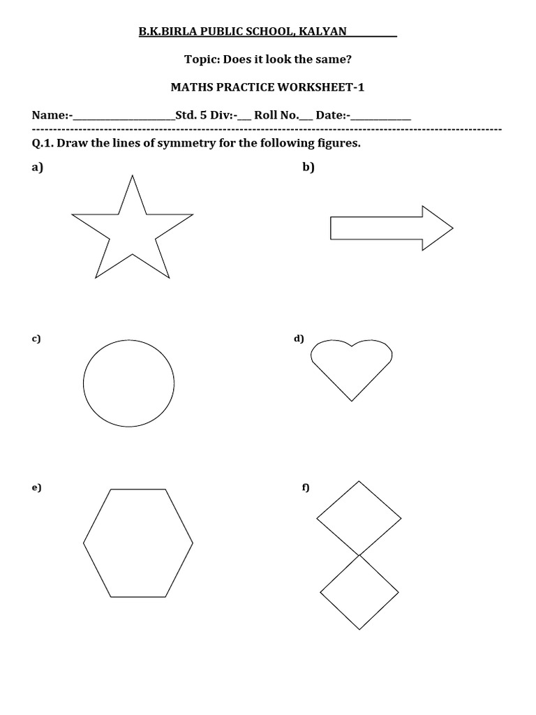 5 Does It Look The Same Blank | PDF