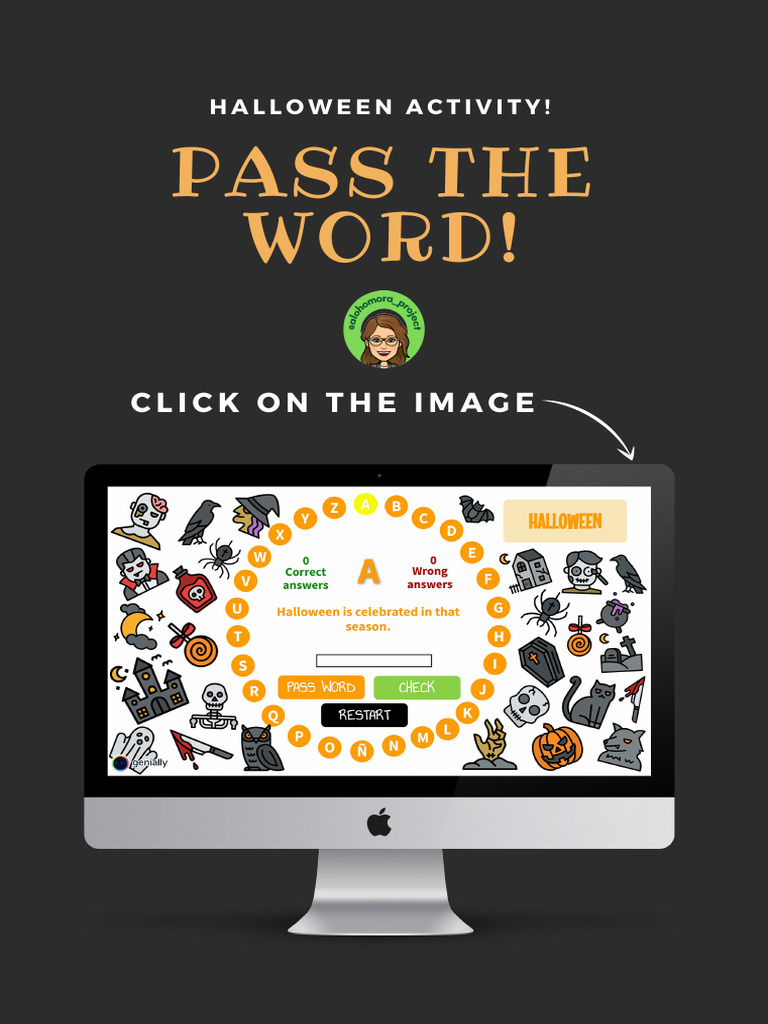 Halloween Pass the Word Activity | PDF