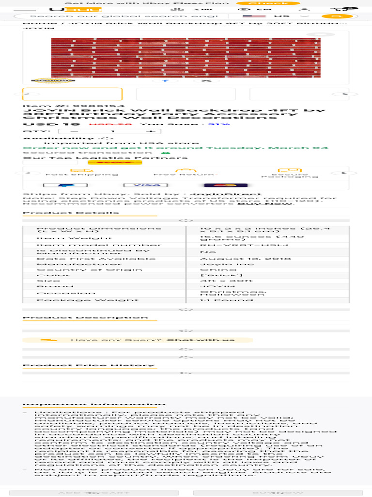 Brick Wall Backdrop - Birthday Party & Christmas Zimbabwe Ubuy | PDF