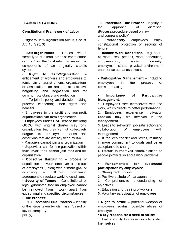 Labor Relation and Negotiation | PDF | Trade Union | Employment