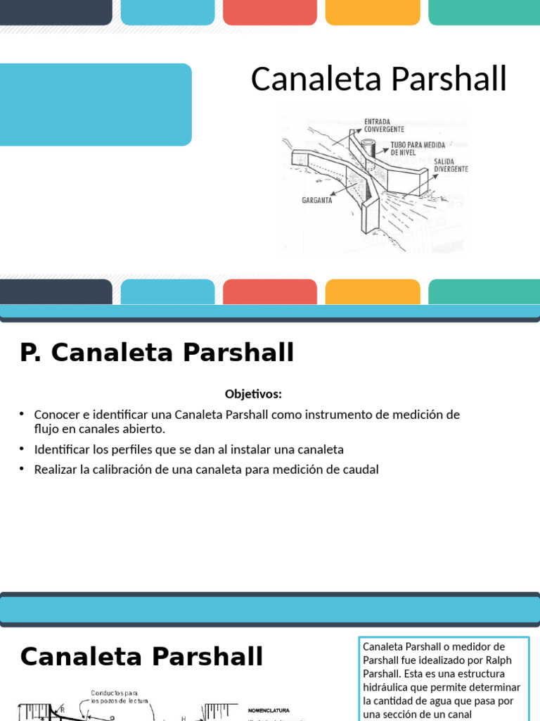 Medición de Caudal con Canaleta Parshall | PDF | Descarga (hidrología)