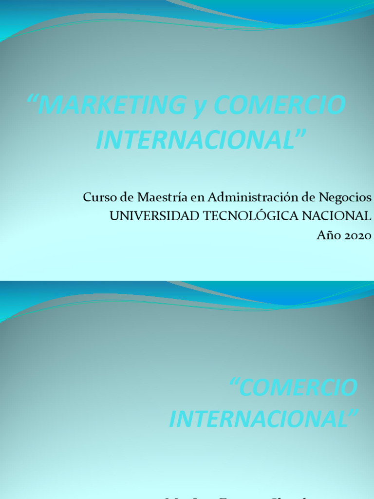 Comercio Internacional | PDF | Business | Comercio