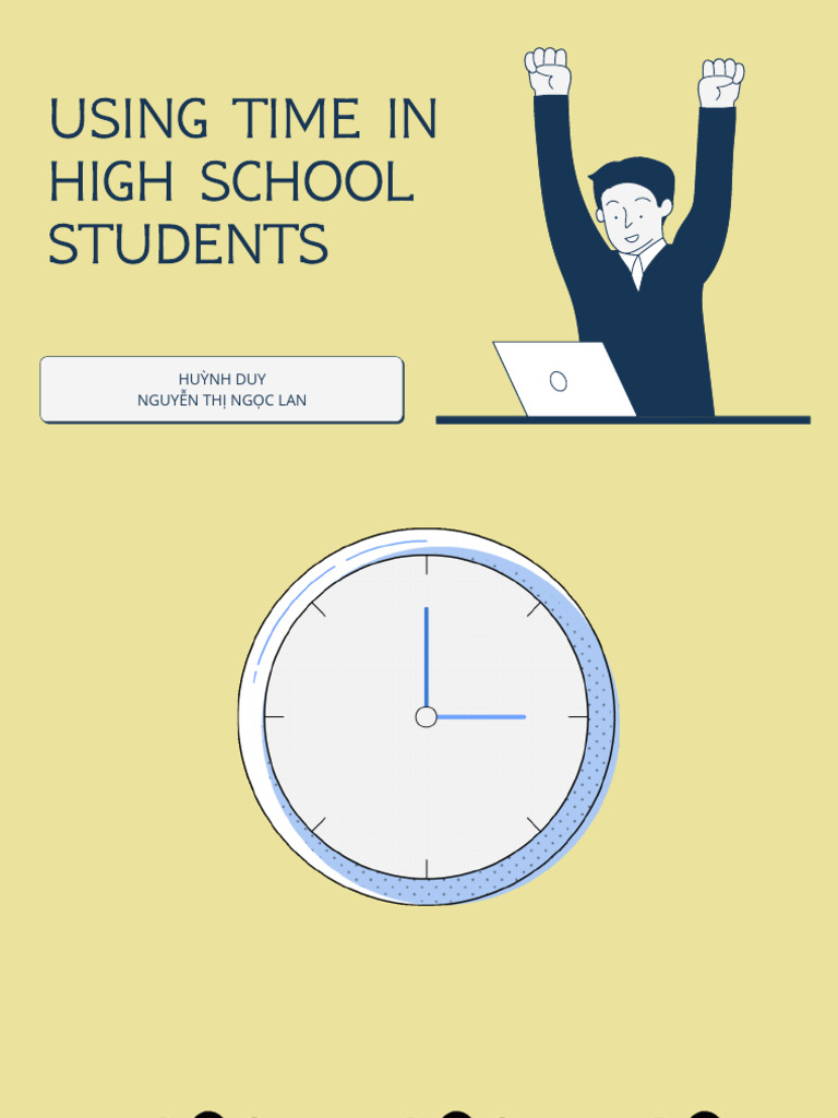 Using Time in High School Students | PDF