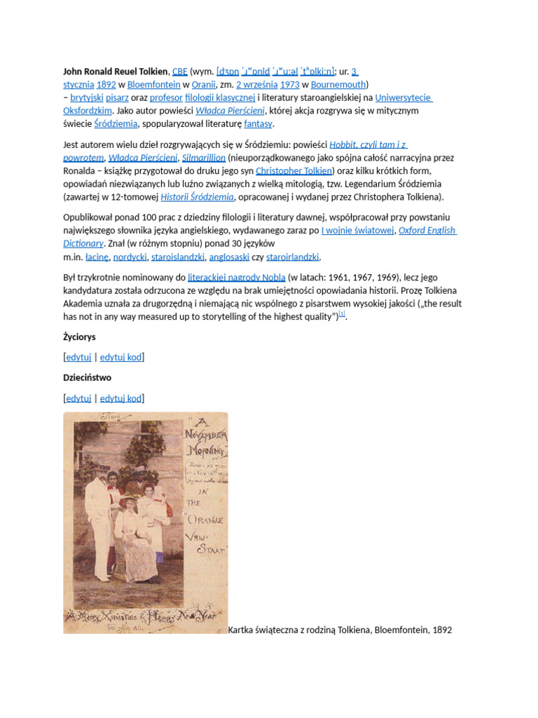 John Ronald Reuel Tolkien | PDF