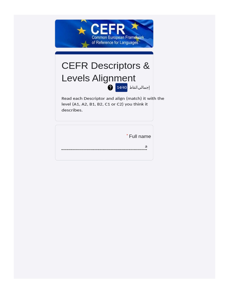 CEFR B1 Descriptor Overview | PDF | Cognition | Learning
