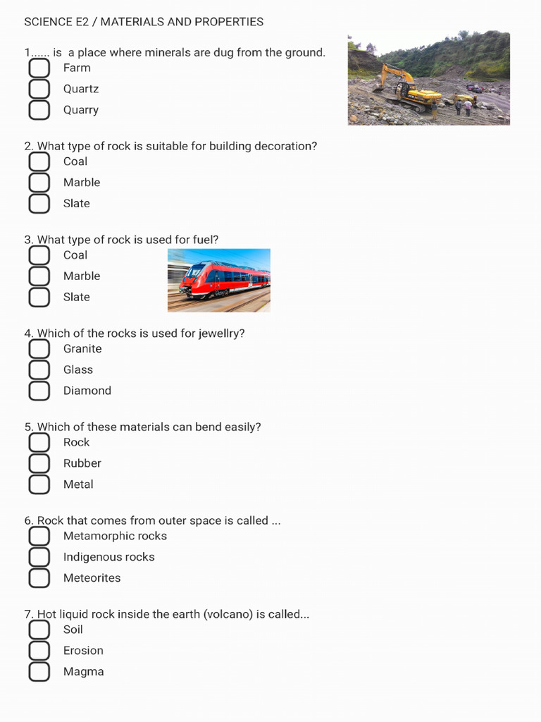 G2 Science Materials and Properties | PDF