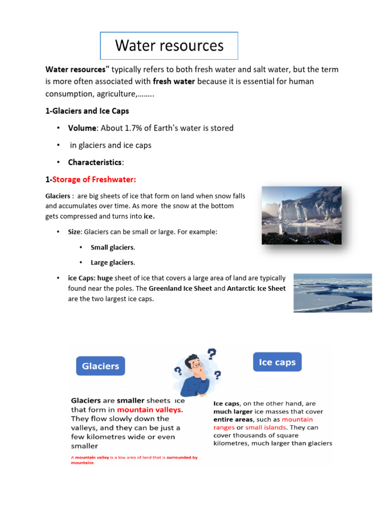 Understanding Earth's Water Resources | PDF | Groundwater | Water