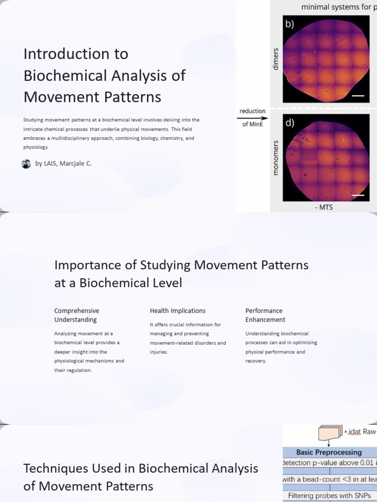 GROUP 1 Movement Analysis | PDF | Biochemistry | Chemistry