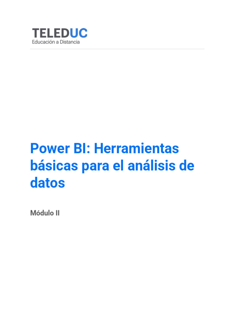 Manual Módulo 2 - Parte II | PDF | Bases de datos | Microsoft Excel