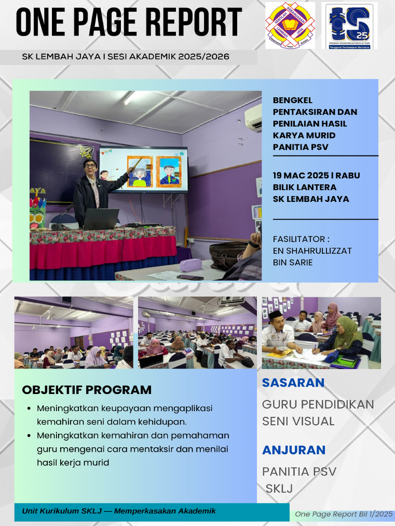 One Page Report PSV | PDF