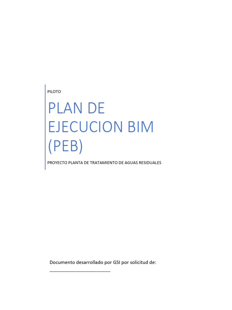 Piloto-Plan de Ejecucion Bim (BEP) - Compartido | PDF | Autodesk Revit | Software