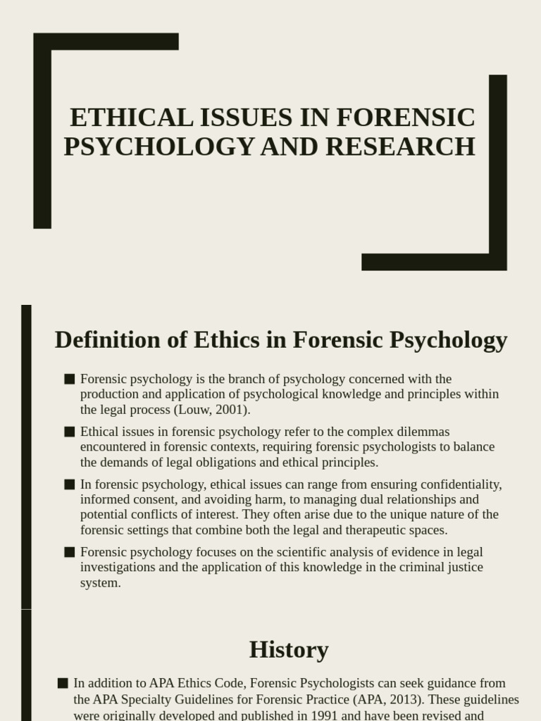 Ethical Challenges in Forensic Psychology | PDF | Psychology | Integrity