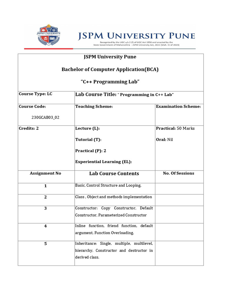 C Bca Final Lab Manual 1 Pdf Method Computer Programming Class Computer Programming