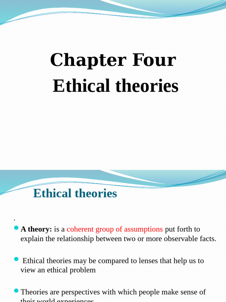 4 Ethical Theory Main | PDF | Utilitarianism | Applied Philosophy