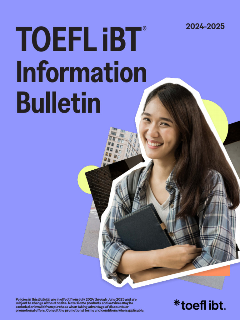 TOEFL Ibt Bulletin | PDF | Identity Document | Test Of English As A ...