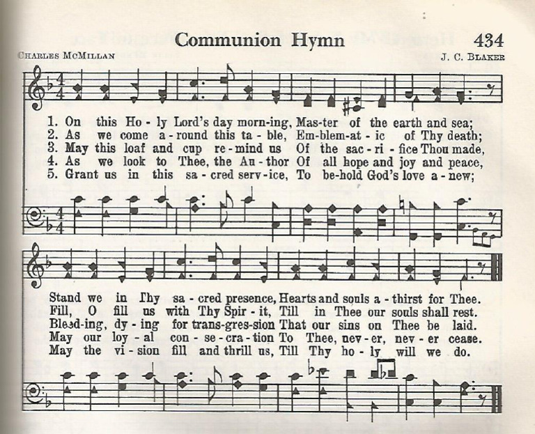 Communion Hymn | PDF