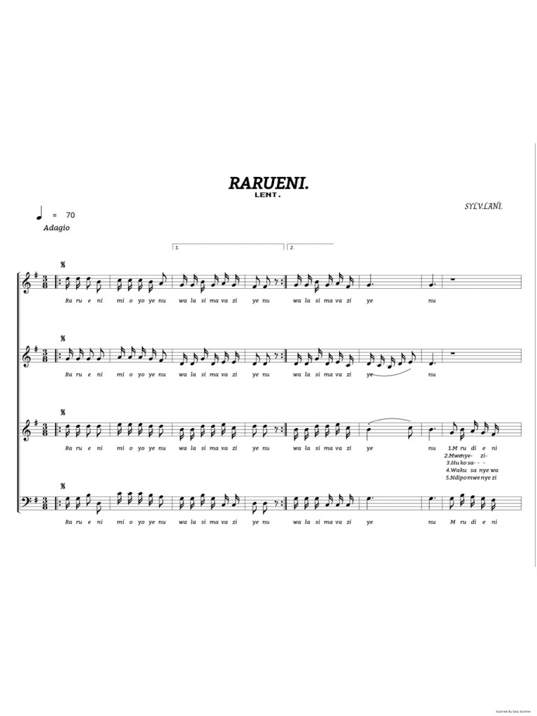 RARUENI MIOYO YENU.,Final Copy. | PDF