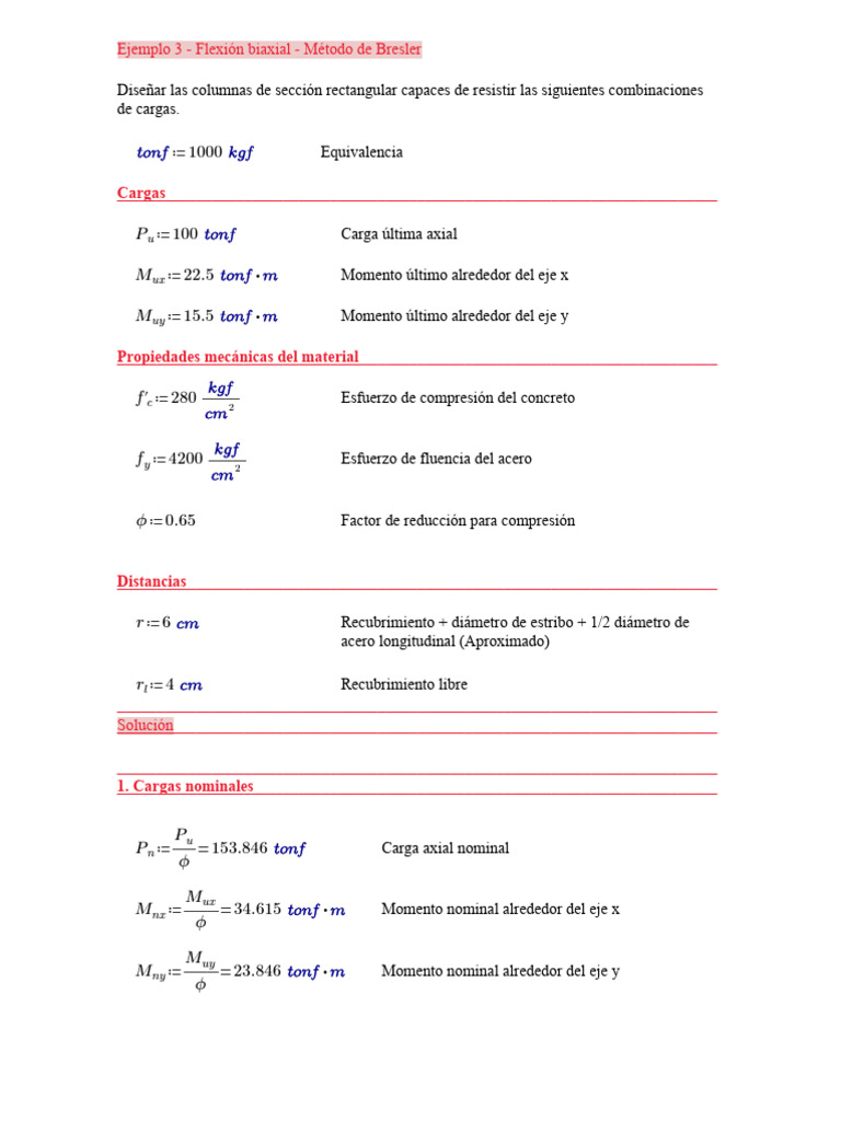 Diseño de Columnas: Método de Bresler | PDF | Materiales | Ingeniería ...