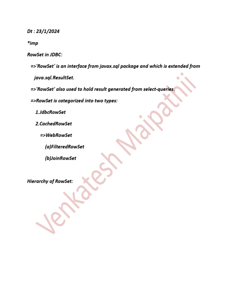 23rd Jan | PDF | Interface (Computing) | Object (Computer Science)