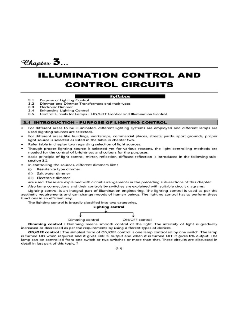 Light Control Circuits | PDF