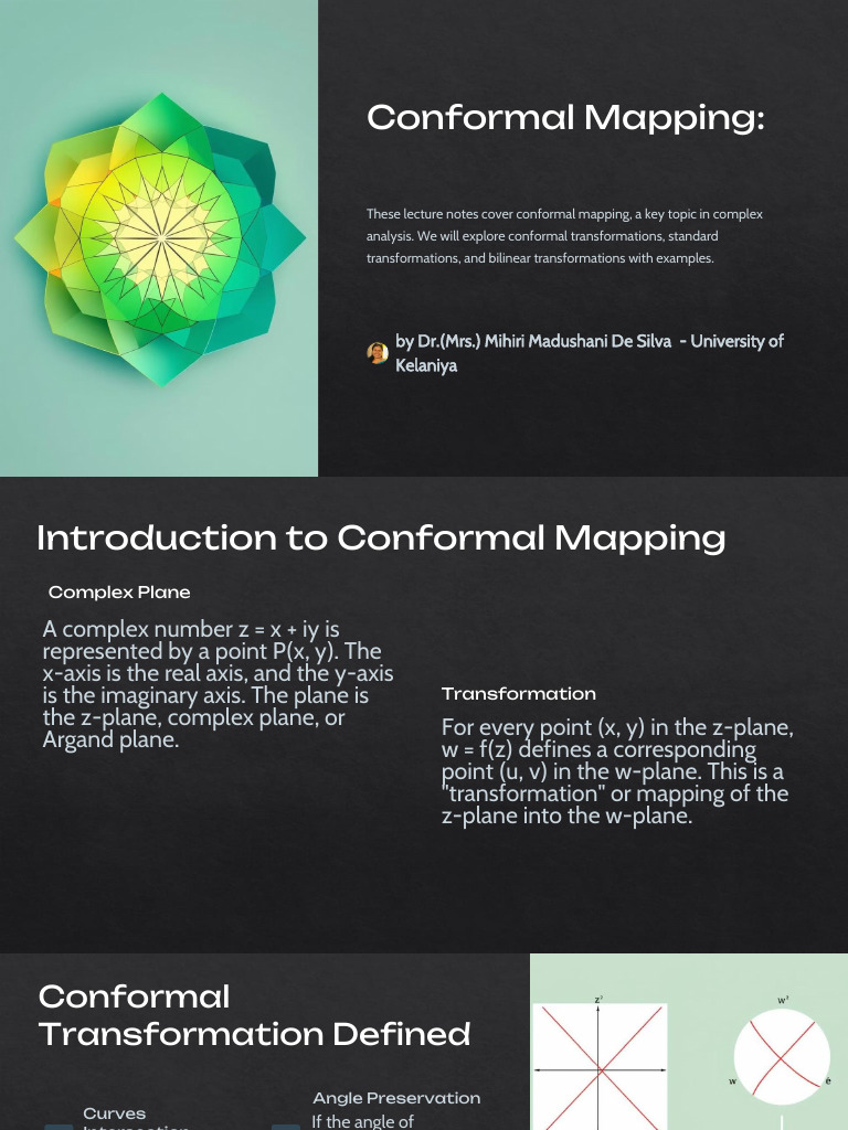 Conformal Mapping in Complex Analysis | PDF | Coordinate System ...